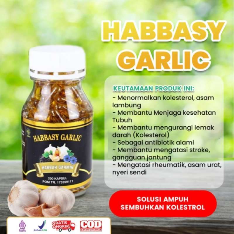 Promo Habbasy Garlic Habbah Garmin El Medinah Isi 200 Kapsul Diskon 23% Di Seller Sumijayeti ...