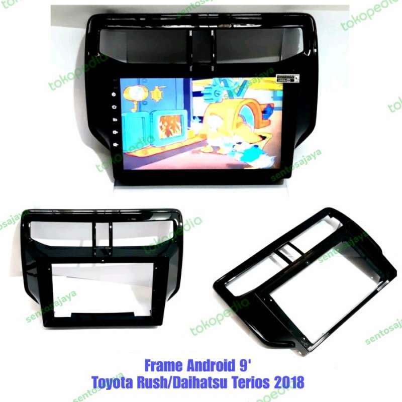 Jual Frame Head Unit Android 9inch Toyota Rush/daihatsu Terios 2018 Di ...
