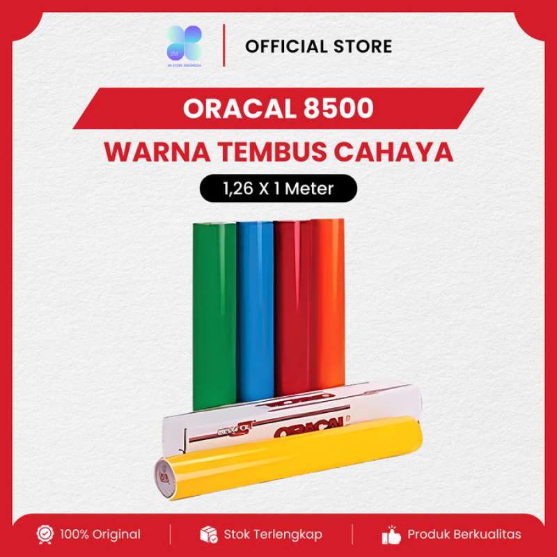 Jual Stiker Oracal 8500 Translucent 1 Meter - Selongsong Di Seller ...