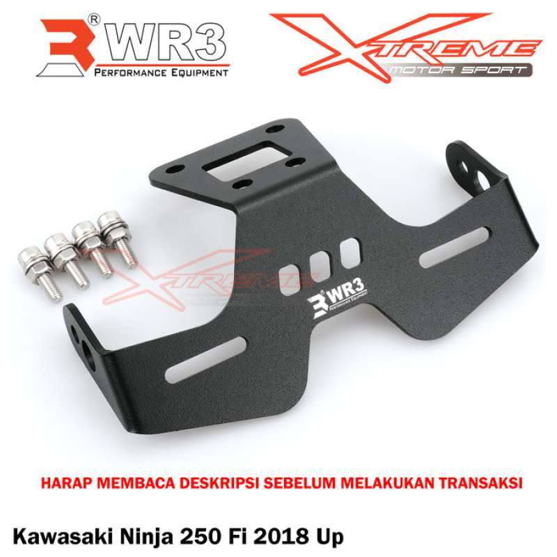 Jual Tail Tidy Wr3 Dudukan Plat Ninja 250 Fi New 2018 Aluminium Di ...