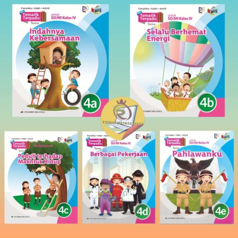 Promo Tematik Terpadu 4a 4b 4c 4d 4e Kelas 4 Sd/mi K13 Revisi Erlangga ...