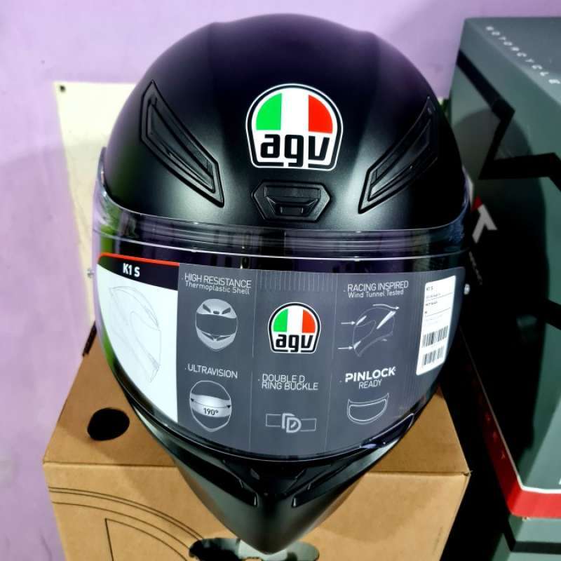 Jual Agv K1s Asian Fit Solid Matt Black Di Seller Tombstone ...