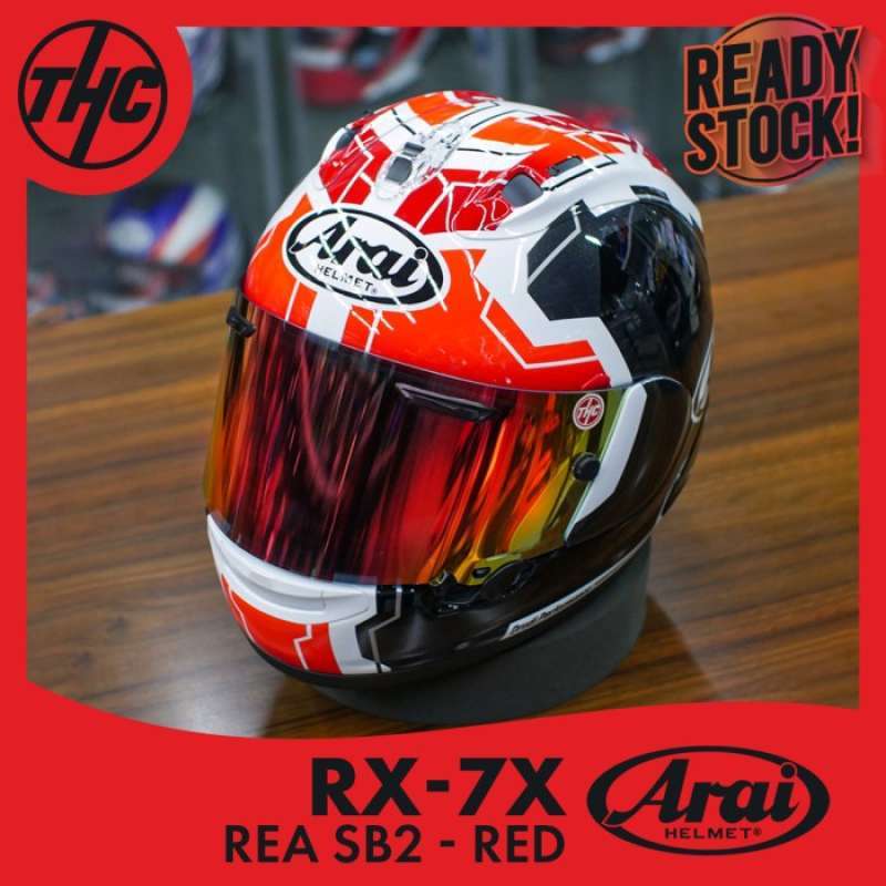 Jual Ara1 Rx-7x Rea Sb2 Full Face Helmet Sb 2 Rea Red Original - M Di ...