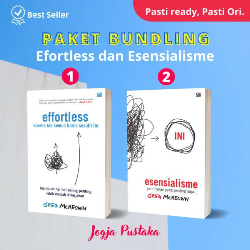 Promo Paket Bundling - Buku Effortless Dan Esensialisme Diskon 23% Di ...