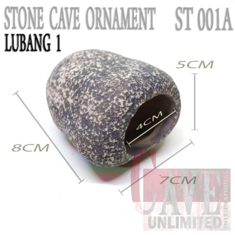 Promo Hc034 Hiding Cave Tempat Sembunyi Reptile Gecko Hewan Ikan Aquarium - St001. 1 Lubang ...