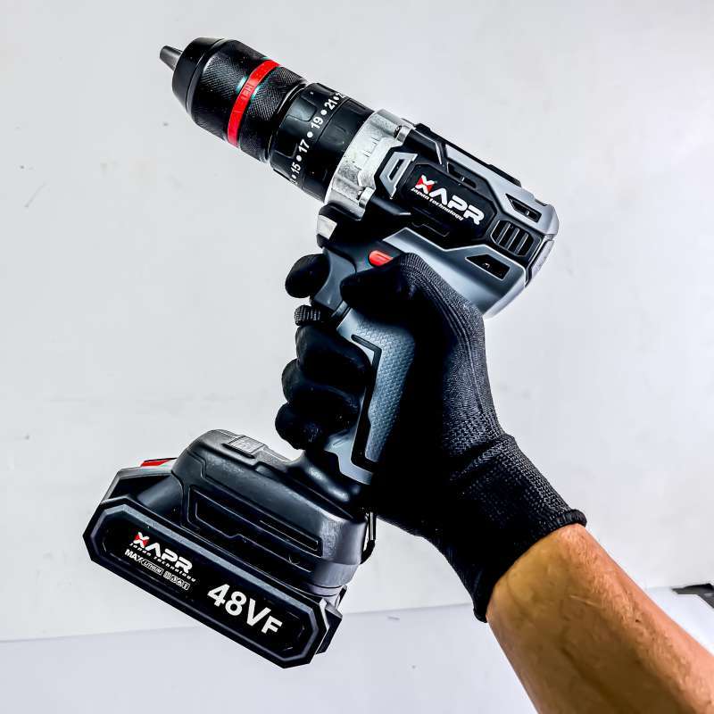 Promo Apr Bor Cordless Type Ap17 48v Brushless Mesin Bor Baterai Drill ...