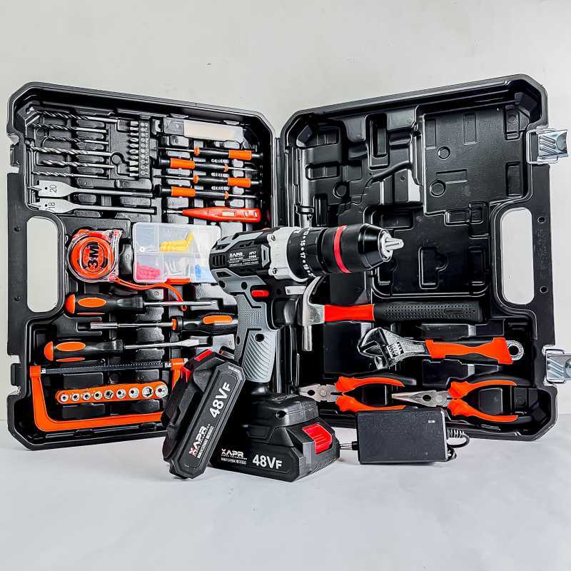 Promo Apr Bor Cordless Type Ap17 48v Brushless Mesin Bor Baterai Drill ...