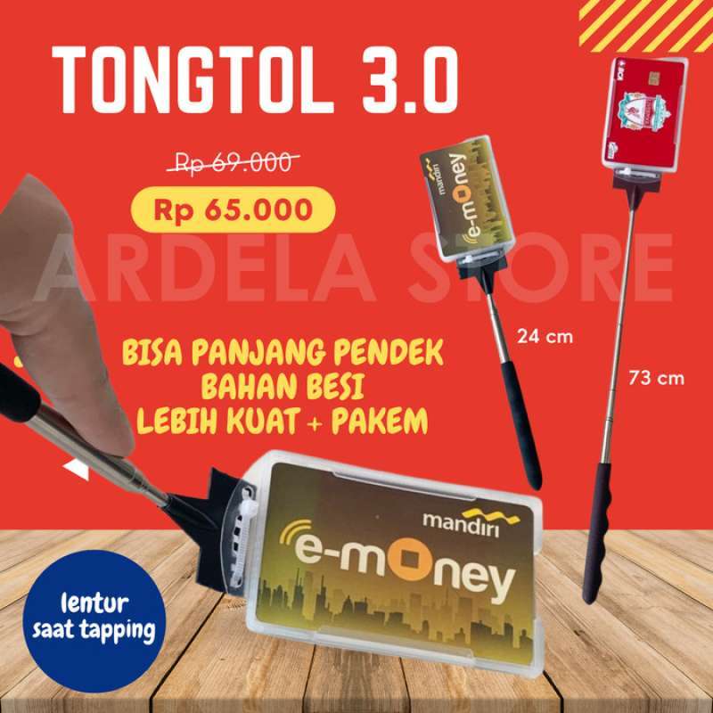 Jual *baru Lebih Kuat* Tong Toll 3.0 Besi / Tongtol / Tongkat Kartu E ...