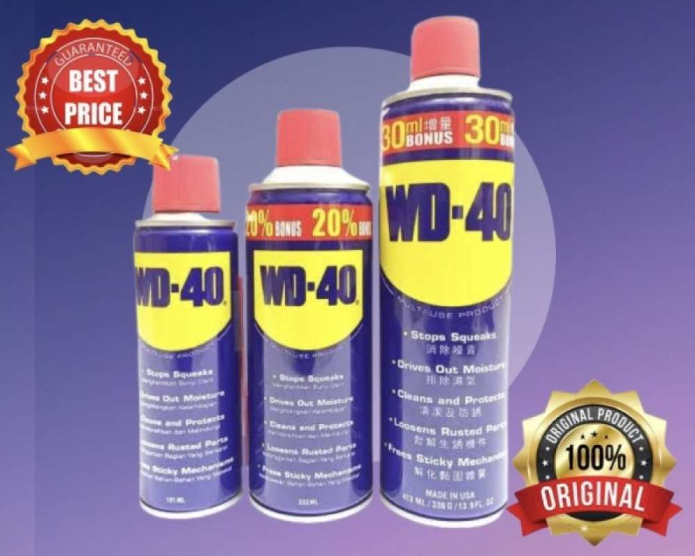 Jual Wd 40 Penetrating Oil Pelumas Anti Karat Wd40 191 Ml 333 Ml Di ...