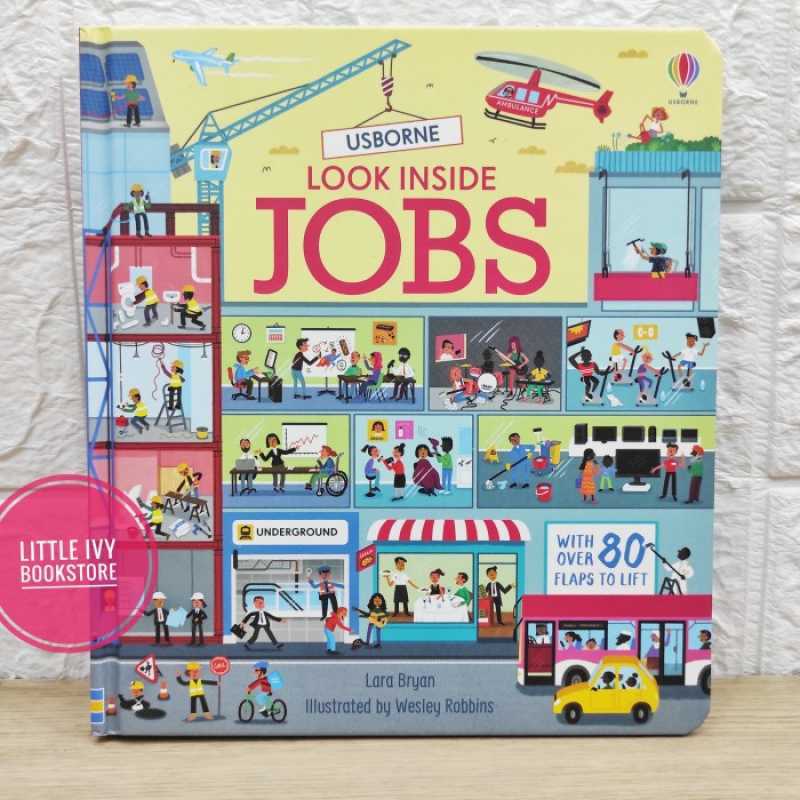 Promo Usborne Look Inside Jobs. Buku Anak Import Diskon 23% Di Seller ...