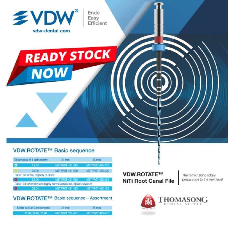 Promo Vdw Rotate Endo Files From Vdw Germany Diskon 23% Di Seller Sumijayeti Store - Kebon ...