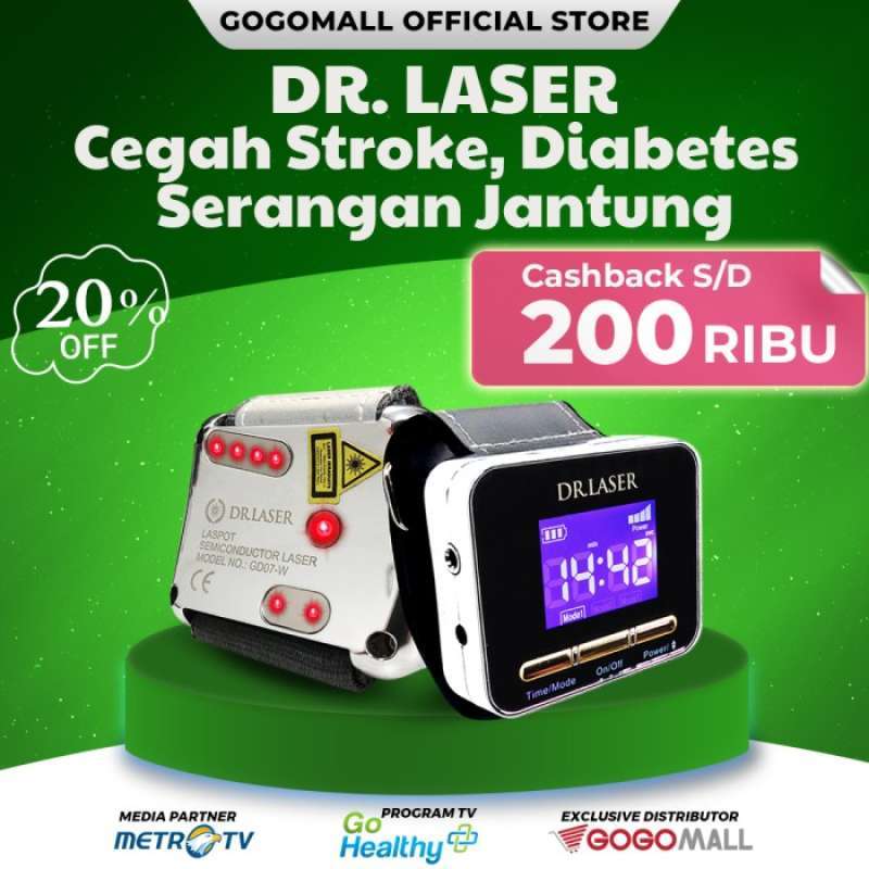 Promo Dr Laser Hi Plus Official Gogomall Alat Terapi Hipertensi Diskon 23% Di Seller Leomord ...