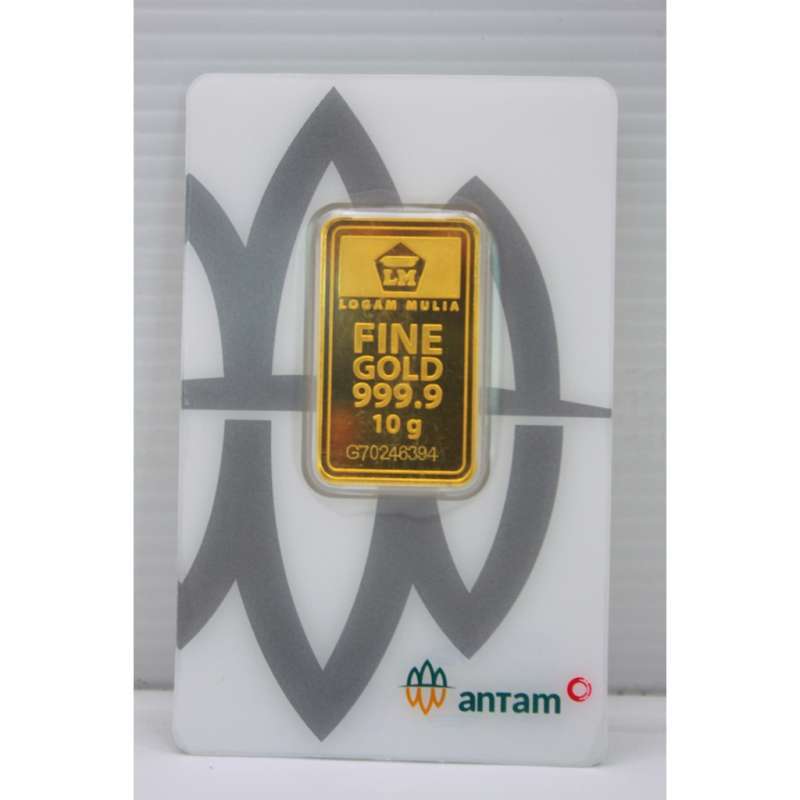 Jual Logam Mulia 10 Gram Antam New Press Di Seller Logam Mulia ...