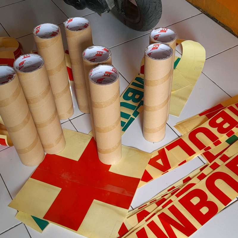 Jual Sticker Mobil Ambulance Apv Custom Nama Intansi Sendiri Di Seller ...