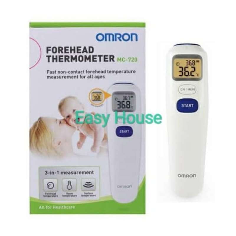 Promo Omron Digital Thermometer Non Contact, Omron Mc 720, Termometer ...