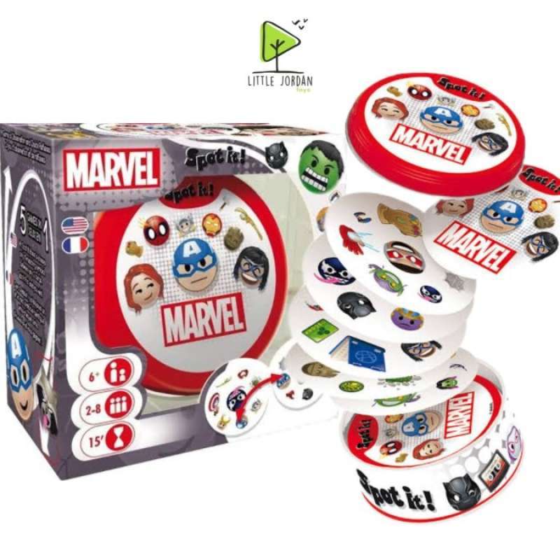 Promo Spot It! Dobble Marvel Board Game Diskon 23% Di Seller Sumijayeti ...