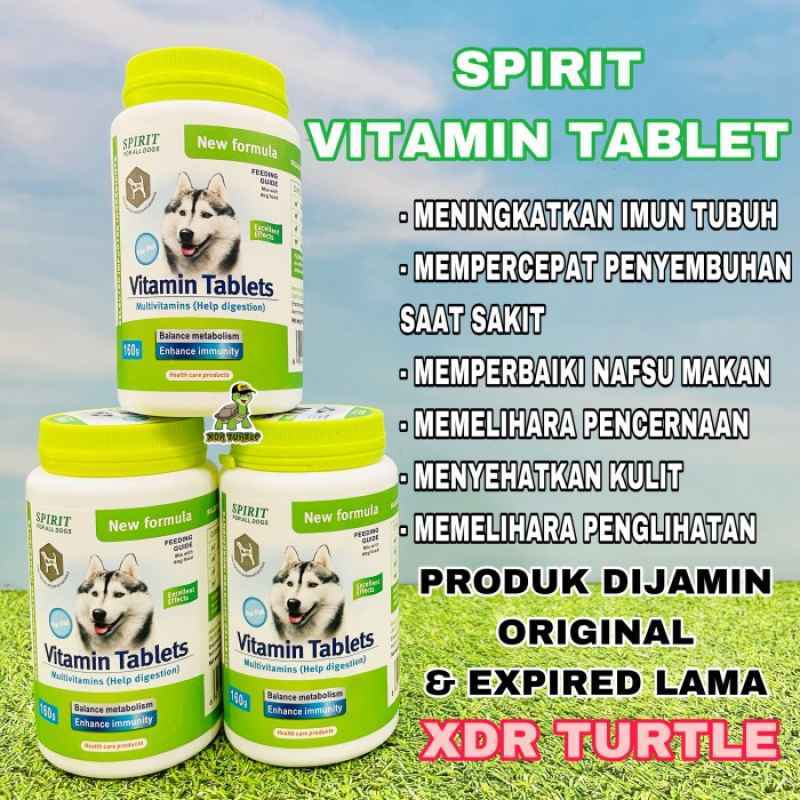 Promo Spirit Multivitamin Tablet Vitamin Anjing Kucing Menjaga Imun ...