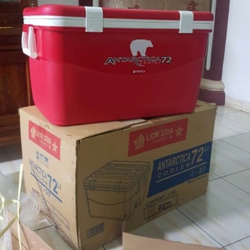 Jual Cooler Box Es Marina 6s 12s 24s 35s 55 72 Liter Lion Star Green ...