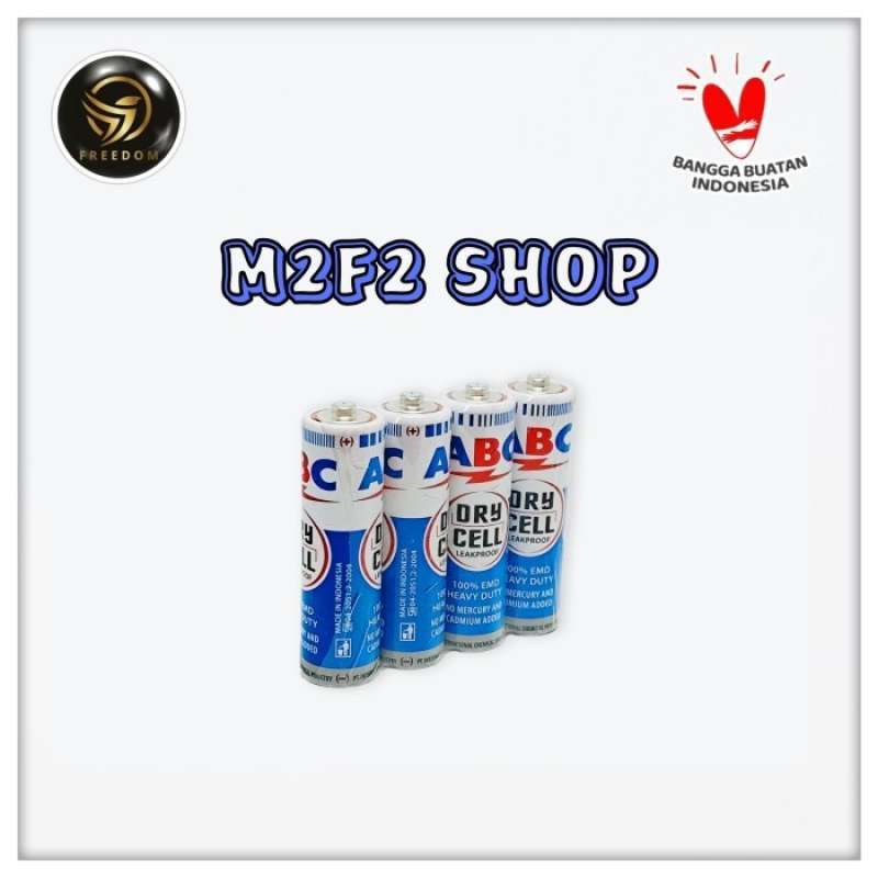 Promo Batu Baterai Abc Biru Dry Cell Ukuran Kecil Aa Type R6p Iec/sum-3 ...