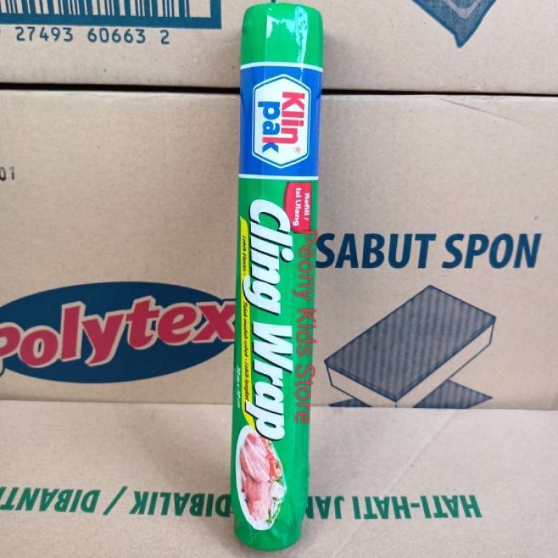 Jual Cling Wrap Klin Pak Box Dan Refill/klinpak Wrapping Pembungkus ...