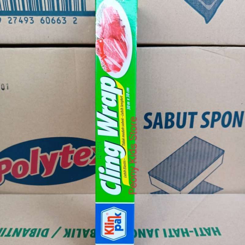 Jual Cling Wrap Klin Pak Box Dan Refill/klinpak Wrapping Pembungkus ...