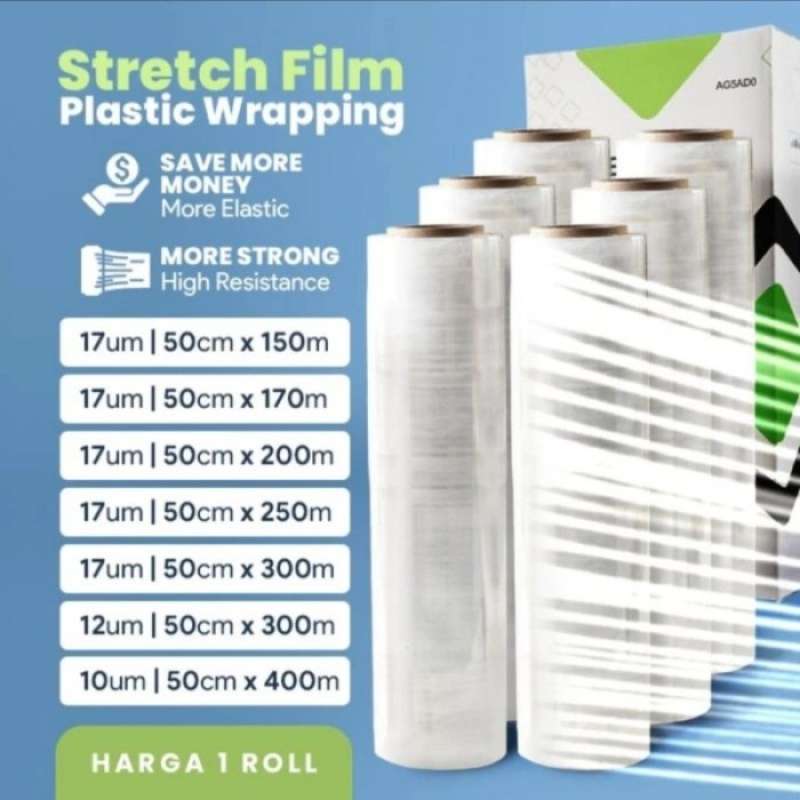 Jual Plastik Wrapping Barang Stretch Film 50cm Delkochoice ...