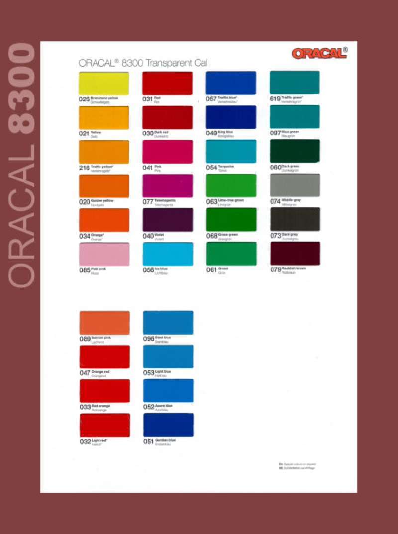 Promo Sticker Oracal 8300 Transparent 126x100 Stiker Transparan ...