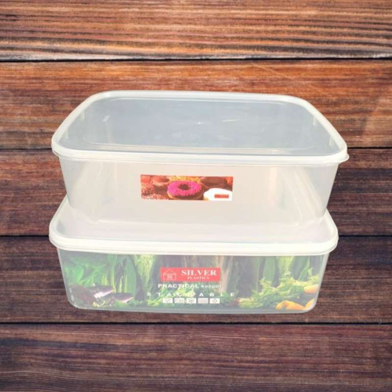 Jual Food Box Plastik 3500 Ml & 5000 Ml / Tempat Penyimpanan Makanan ...