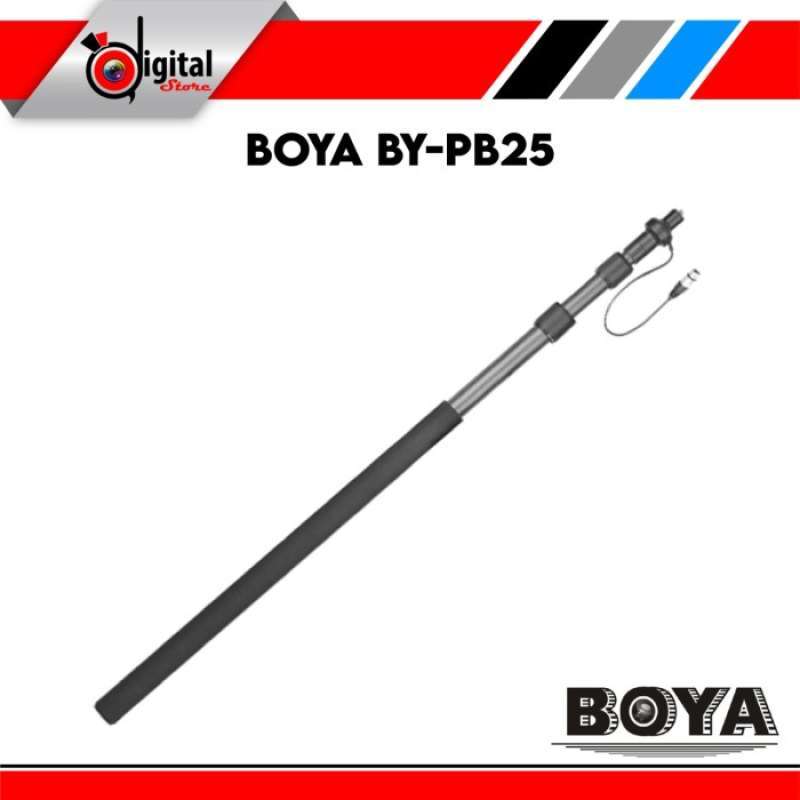 Promo Boya By-pb25 Carbon Fiber Mic Boom Pole With Internal Xlr Cable ...