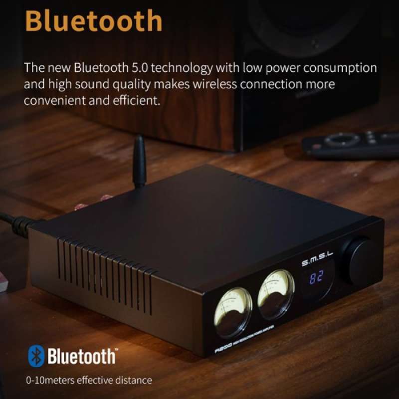 Promo Smsl A200 A 200 Hi-res 70w*2 Power Amplifier Bluetooth 5.0 Hdmi ...