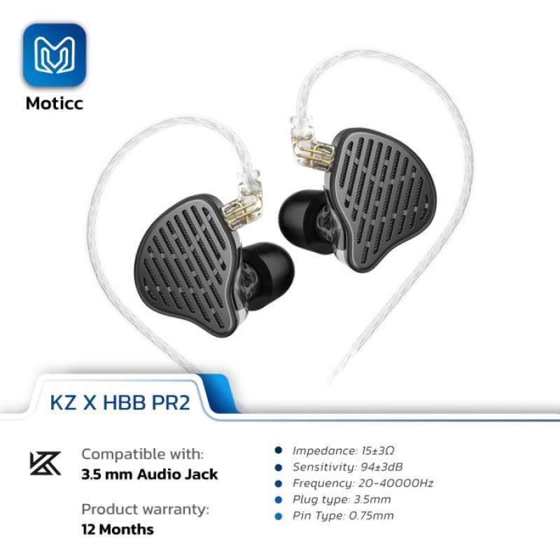 Promo Kz X Hbb Pr2 With Mic In Ear Earphone Planar Magnetic Driver Iem Hifi Diskon 23% Di Seller ...