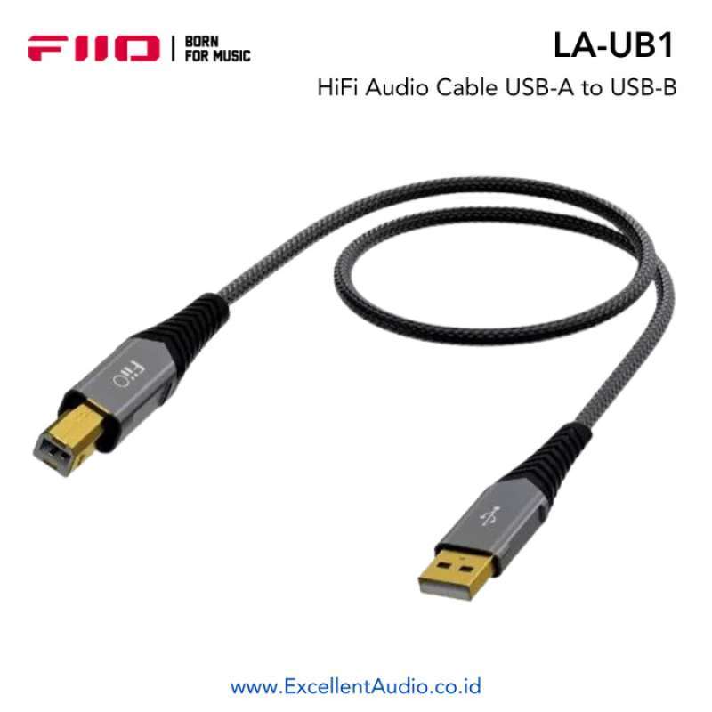 Promo Kabel Audio Fiio La-ub1 Hifi Audio Cable Usb-a To Usb-b Diskon 23 ...