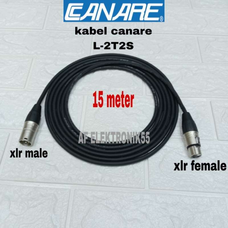 Promo Kabel Microphone Canare Standar Japan Jack Xlr Male To Xlr Female ...
