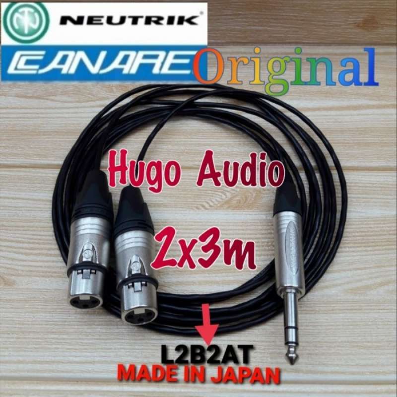 Promo Kabel Audio Canare Jack Neutrik Akai Stereo To Xlr Female 2x3m Ori Diskon 23% Di Seller ...