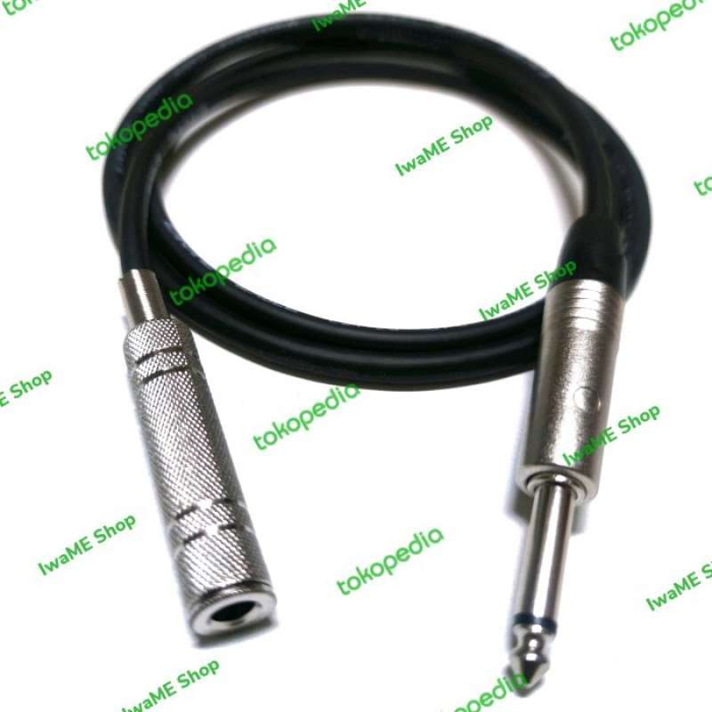 Promo Kabel Extension Jack Akai 6.5mm Male To 6.5mm Female Mono Diskon ...