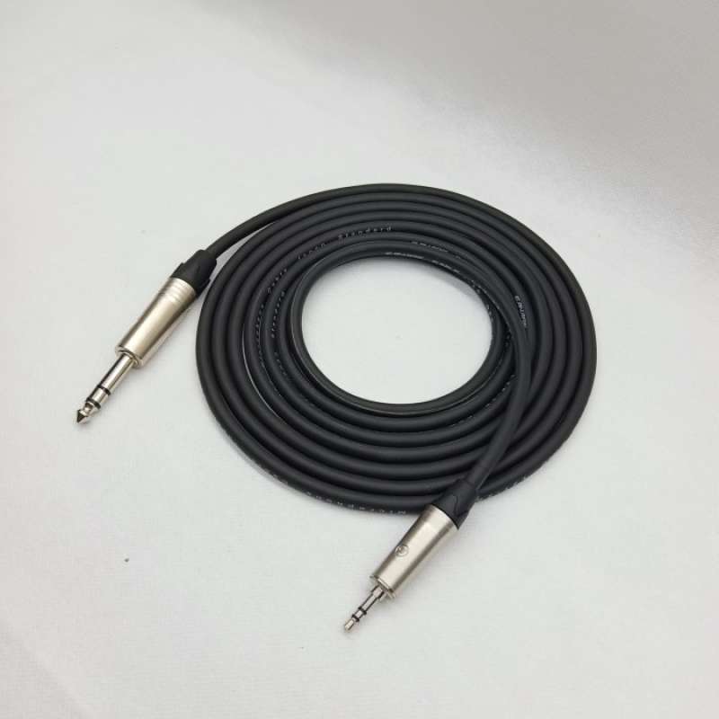Promo Kabel Audio Canare 1mtr Jack 3.5mm Mini Stereo To Akai 6.5mm ...
