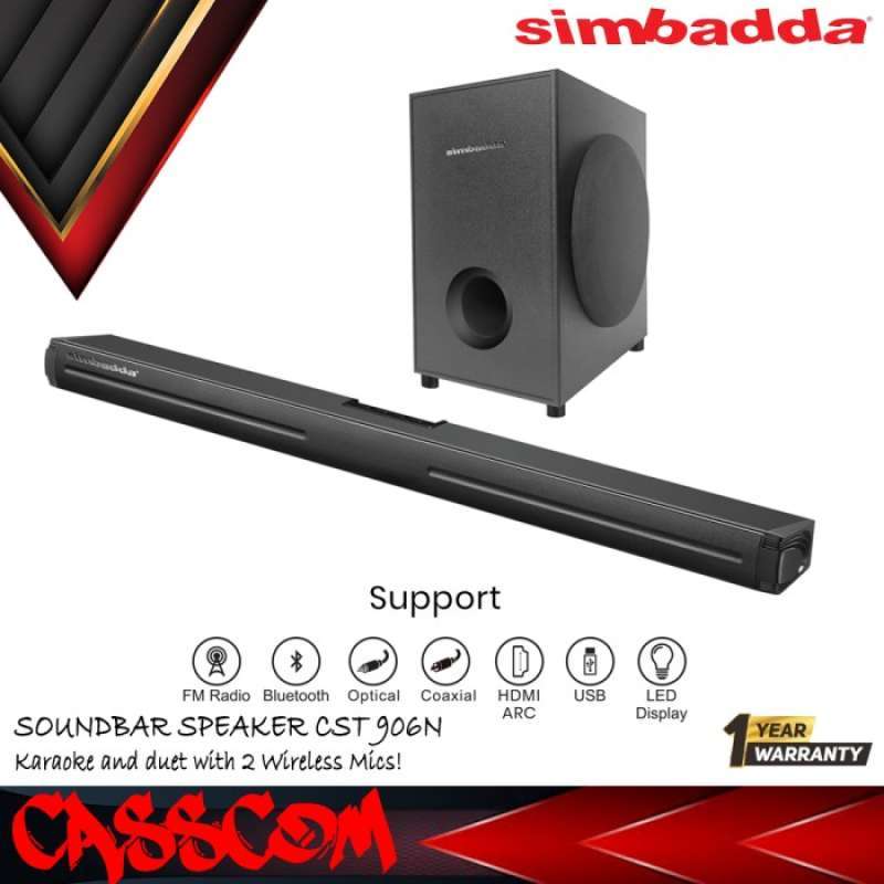 Promo Simbadda Cst 906n+ Soundbar Tv Wireless Bluetooth Home Theater ...