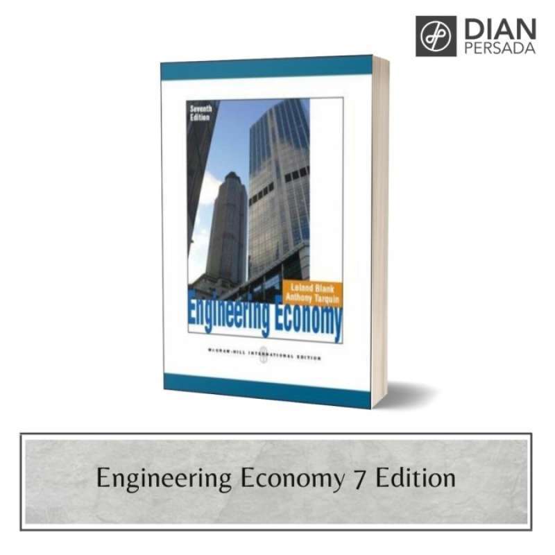 Promo Buku Engineering Economy 7th Edition 9780071086097 Diskon 23% Di ...