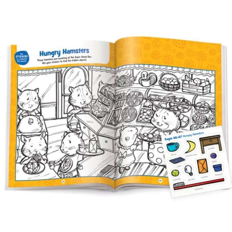 Promo Buku Anak - Highlights Hidden Pictures Jumbo Book Of Sticker ...