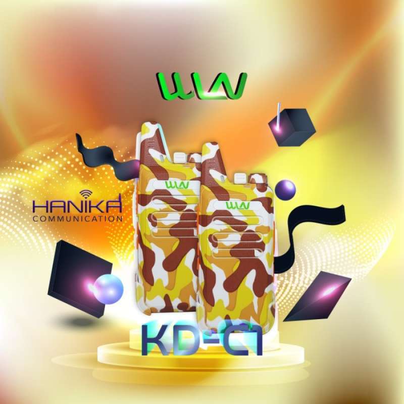 Promo Sale Sepasang Wln Kd-c1 Walkie Talkie Uhf Cokelat Loreng Army ...