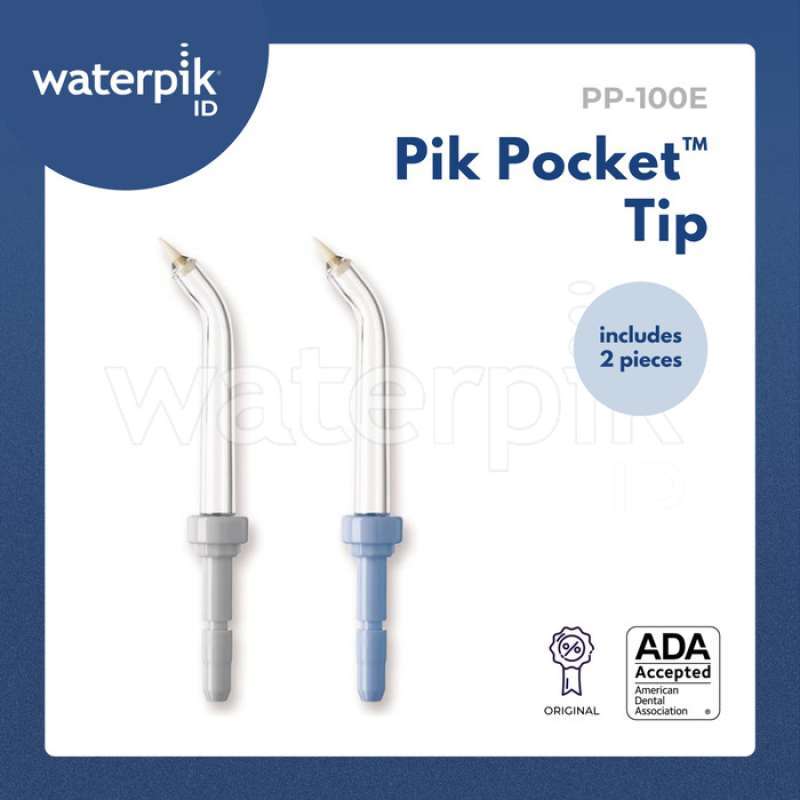 Jual Waterpik Pik Pocket Tip Pp-100e | Water Flosser Replacement Tips ...