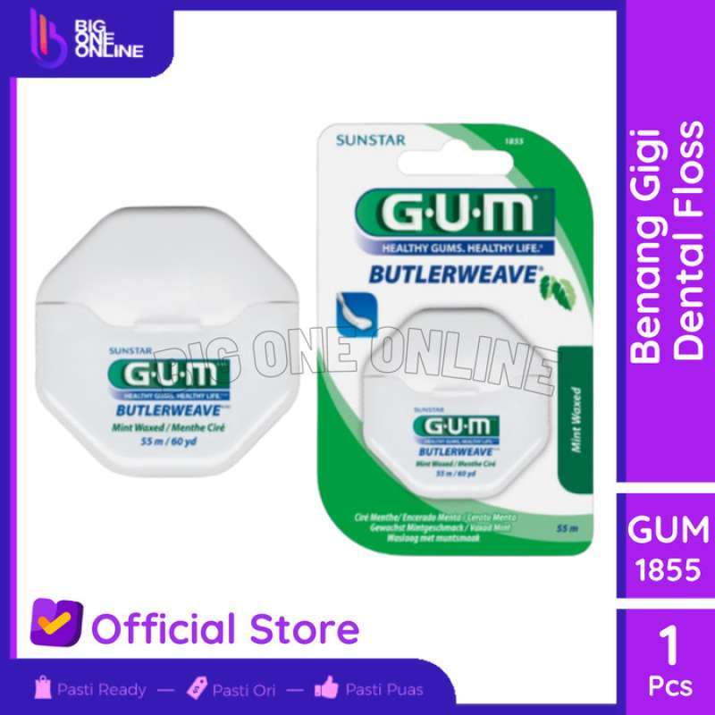 Jual Benang Gigi Gum Ortho, Gum Floss Weave 1855, Gum Benang Celah Gigi ...