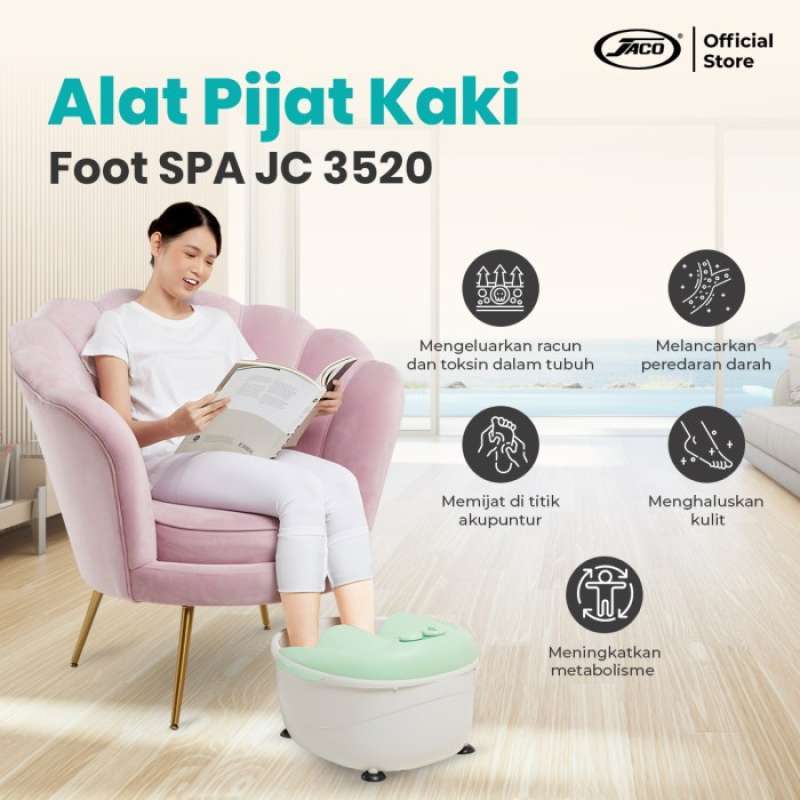 Jual Alat Terapi Rendam Kaki Jaco Foot Spa Jc 3520 Alat Pijat Kaki ...