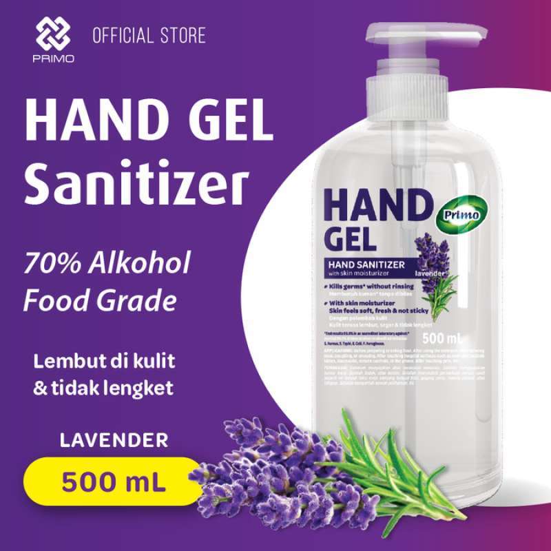 Jual Hand Sanitizer Primo Hand Gel 500ml Lavender Di Seller Suzuka ...