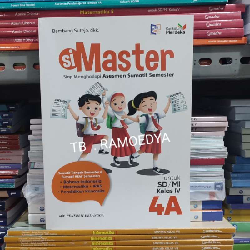 Promo Buku Simaster Jilid 4a Sd/mi Kelas Iv Kurikulum Merdeka Erlangga ...