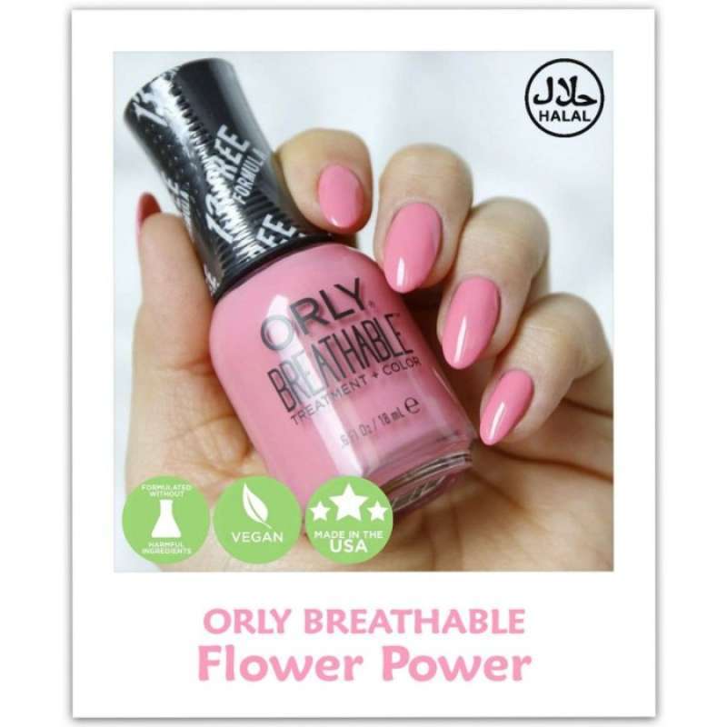 Jual Orly Breathable - Flower Power (orly Ori / Orly Halal / Wudhu ...