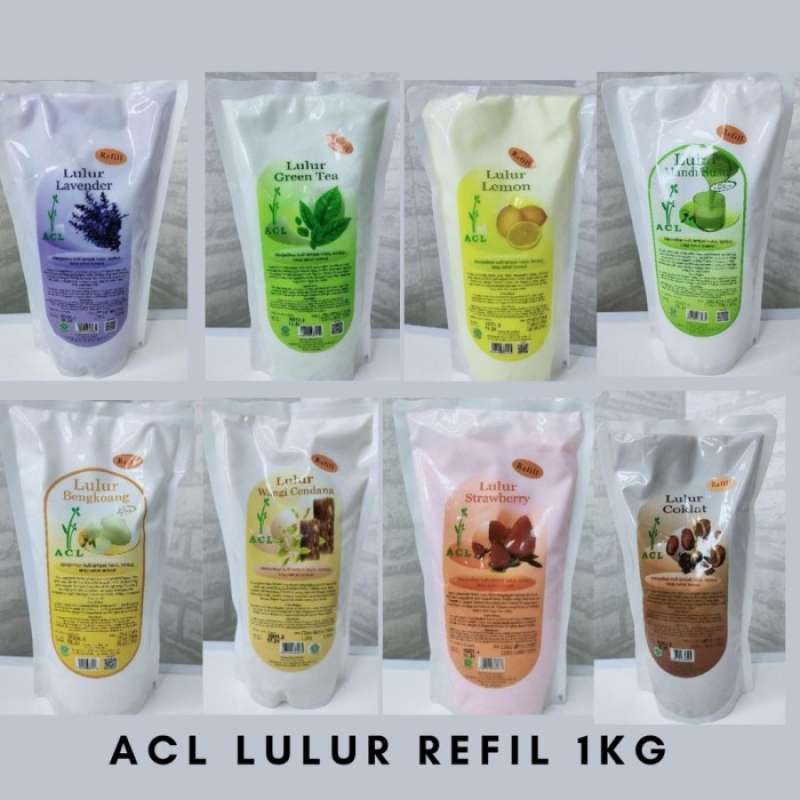 Jual Acl Lulur Refill 1kg Lulur Badan Scrub Body 1000ml 1000 Ml 1 Kg - Bengkoang 1kg Di Seller ...