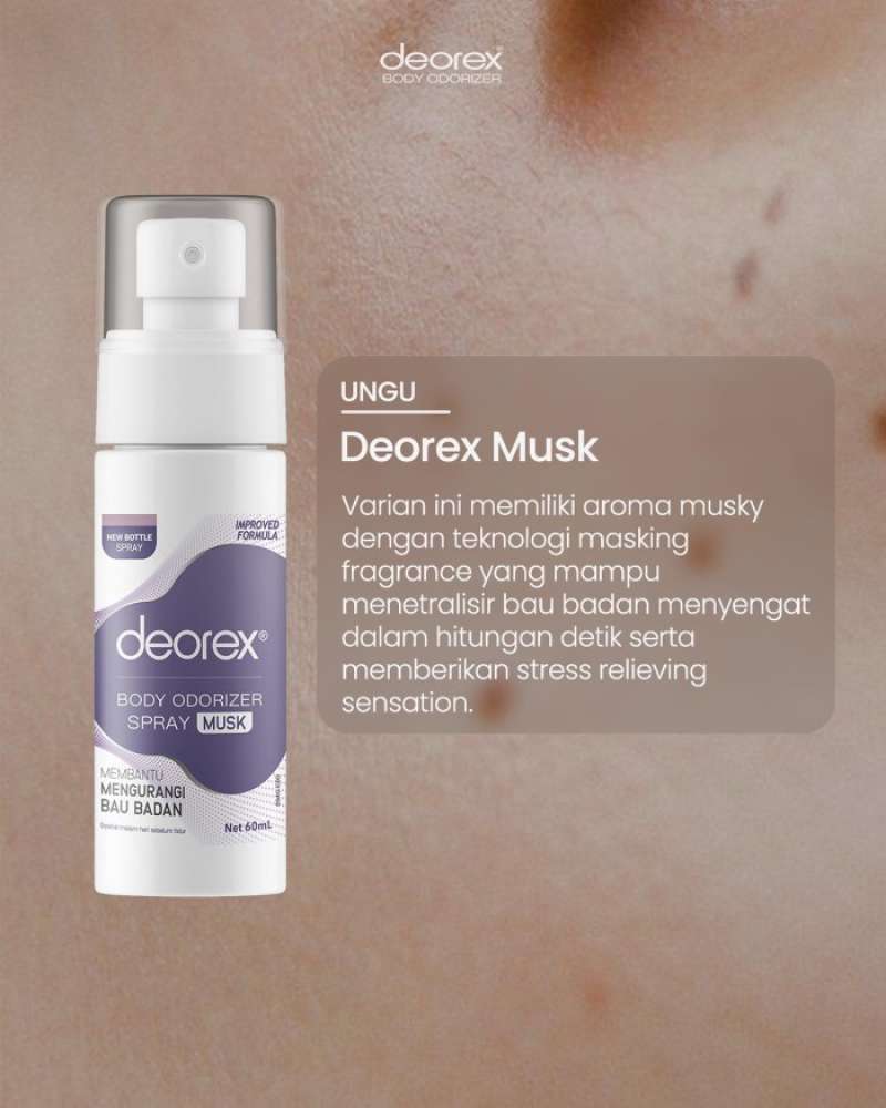 Jual Deorex Antiperspirant Deodorant Body Odorizer Spray 60ml Di Seller ...