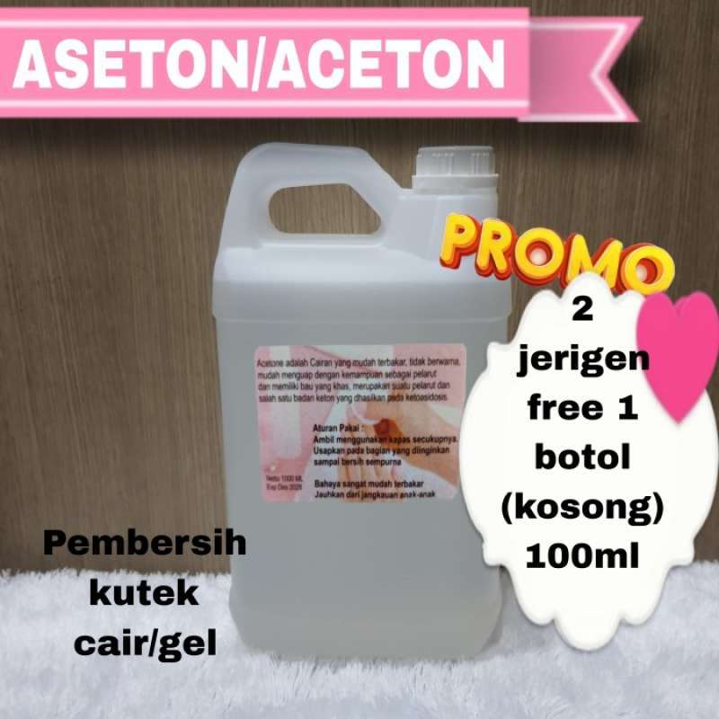Jual Aseton/aceton/acetone/pembersih Kutek/nail Polish Remover - 5 Liter Di Seller Aghanim ...