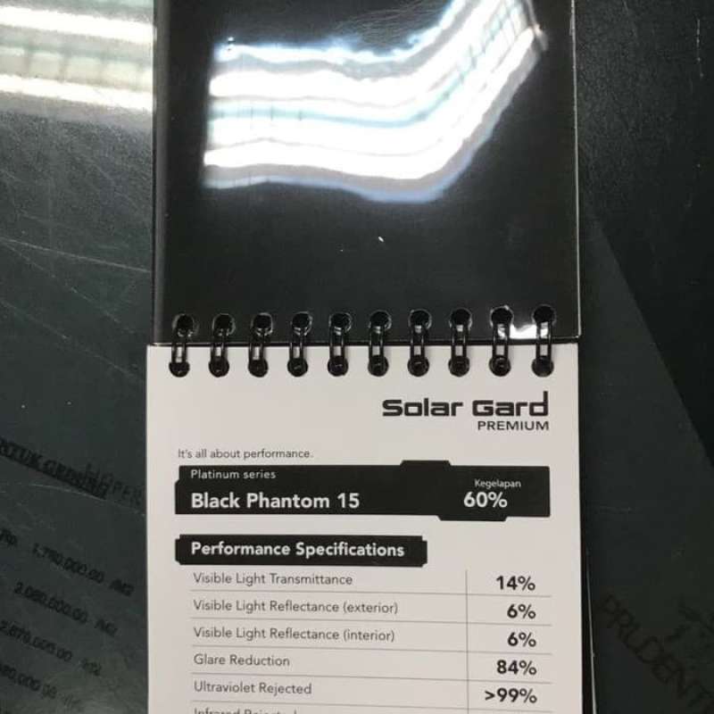 Promo Kaca Film Mobil Solargard / Solar Gard Premium Black Phantom ...